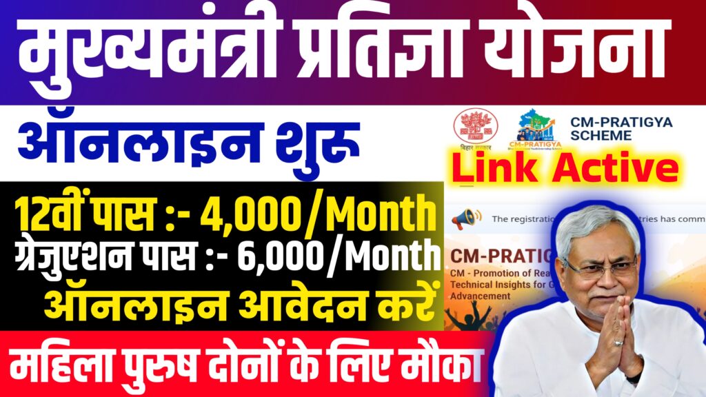 Mukhyamantri Pratigya Yojana 2025: Online Apply, Free Internship ₹4,000 ...